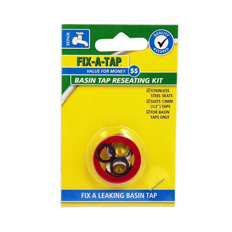 Fix-A-Tap Basin Tap Reseating Kit 13mm - 2 Pack – DIY Evolution