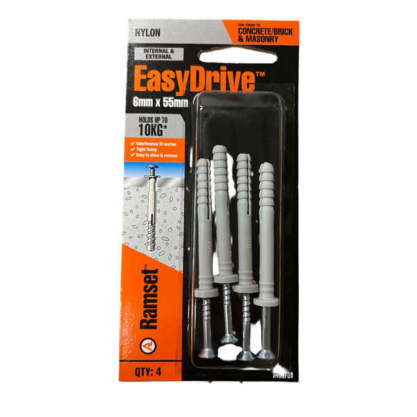 Ramset Nylon Brick EasyDrive Masonry Anchor – DIY Evolution