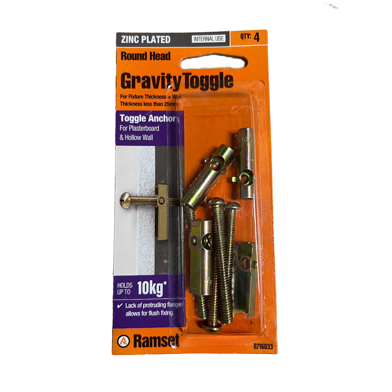 Ramset Round Head Gravity Toggle – DIY Evolution