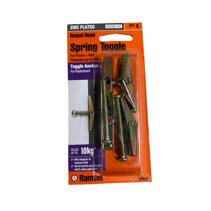 Ramset Round Head Spring Toggle – DIY Evolution